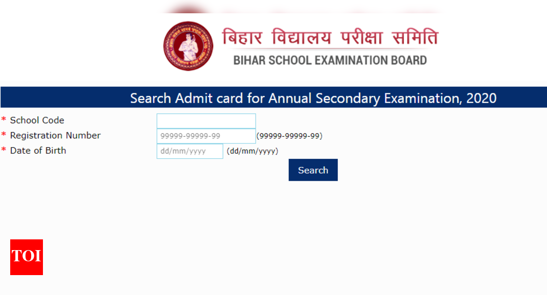 BSEB Admit Card 2020: Bihar Board 10th Admit Card 2020 released ...