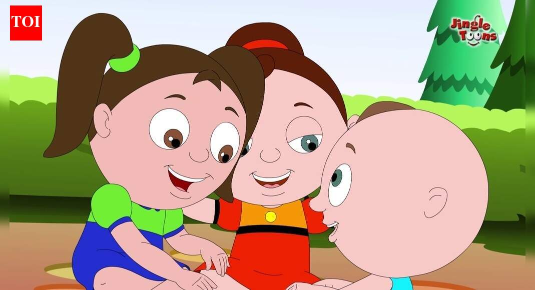 Kids Best Marathi rhyme 'घोडयावर लाडोबा' - Marathi Goshti For Kids