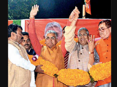 Dilip Ghosh stays Bengal BJP chief, elected unopposed | Kolkata News - Times of India