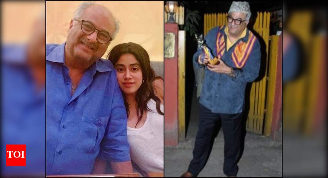 Janhvi Kapoor shares father Boney Kapoor’s adorable picture and tags ...
