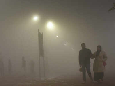 Lucknow: Day with overcast sky ends wrapped in thick fog | Lucknow News ...