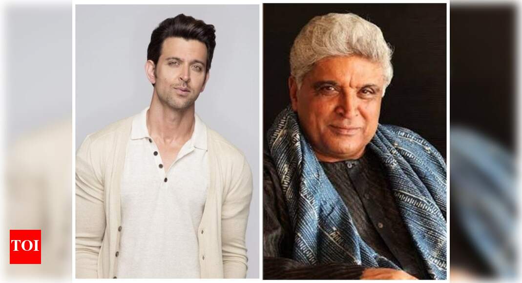 Hrithik Roshan thanks Javed Akthar for being a guide, support and ...