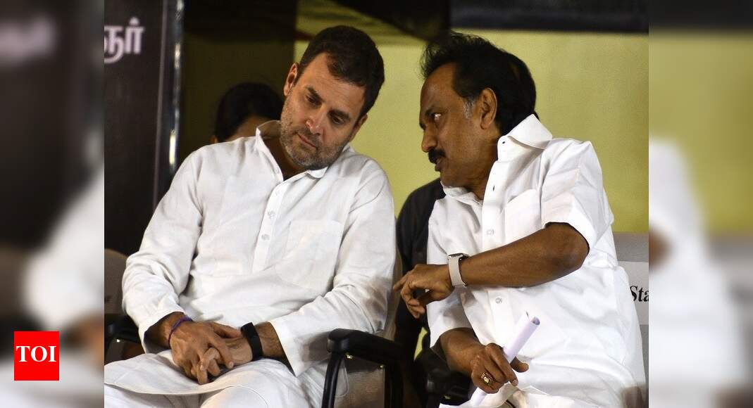 'All issues resolved': DMK, Congress finally call truce | India News ...