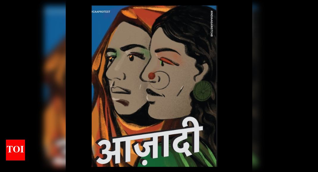 Creators contribute posters, paintings to be used at CAA protests ...