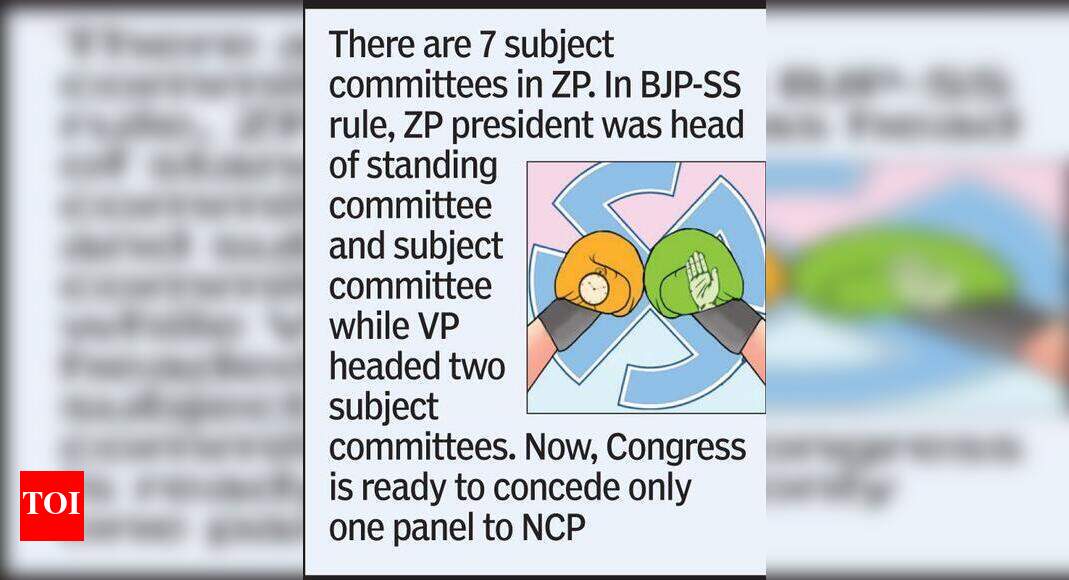 Denied VP post, NCP fighting to head 2 ZP panels | Nagpur News - Times ...