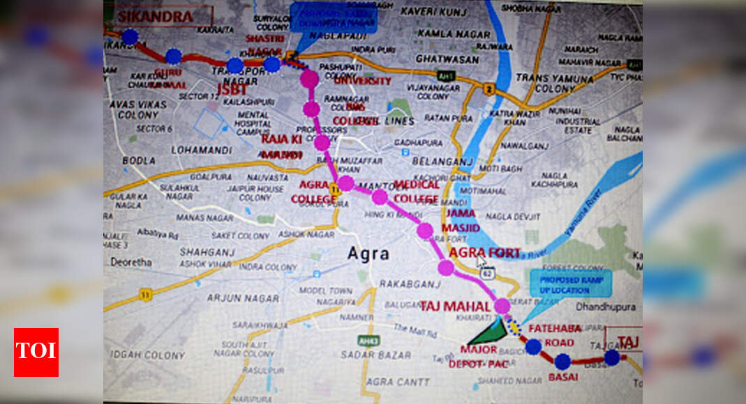 Work on Agra Metro yet to start; may miss deadline | Agra News - Times ...