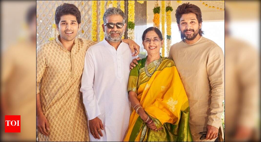 Pic Talk: Allu Arjun bonds with his brothers and mom Nirmala | Telugu ...