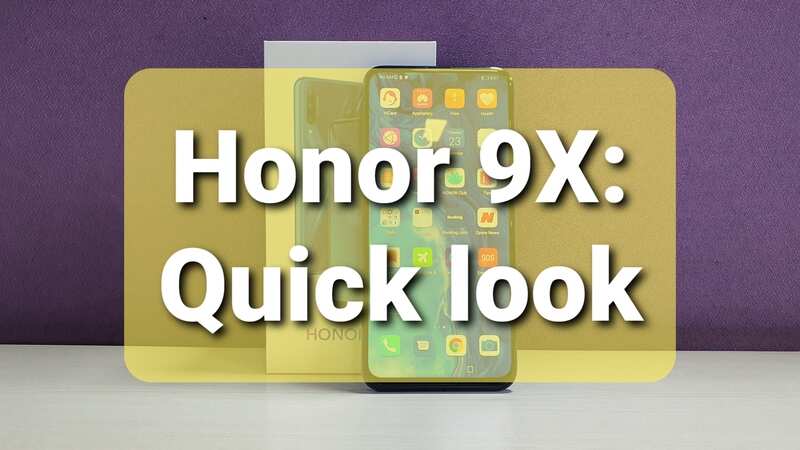 Honor 9X: Quick look | Gadgets Now