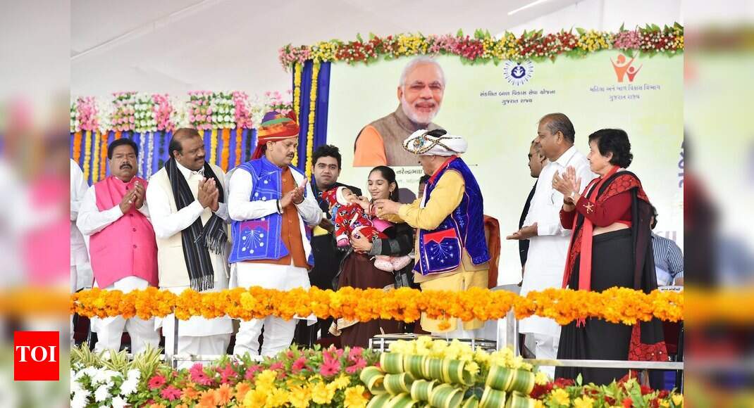 Gujarat Cm Launches Poshan Abhiyaan To Eradicate Malnutrition