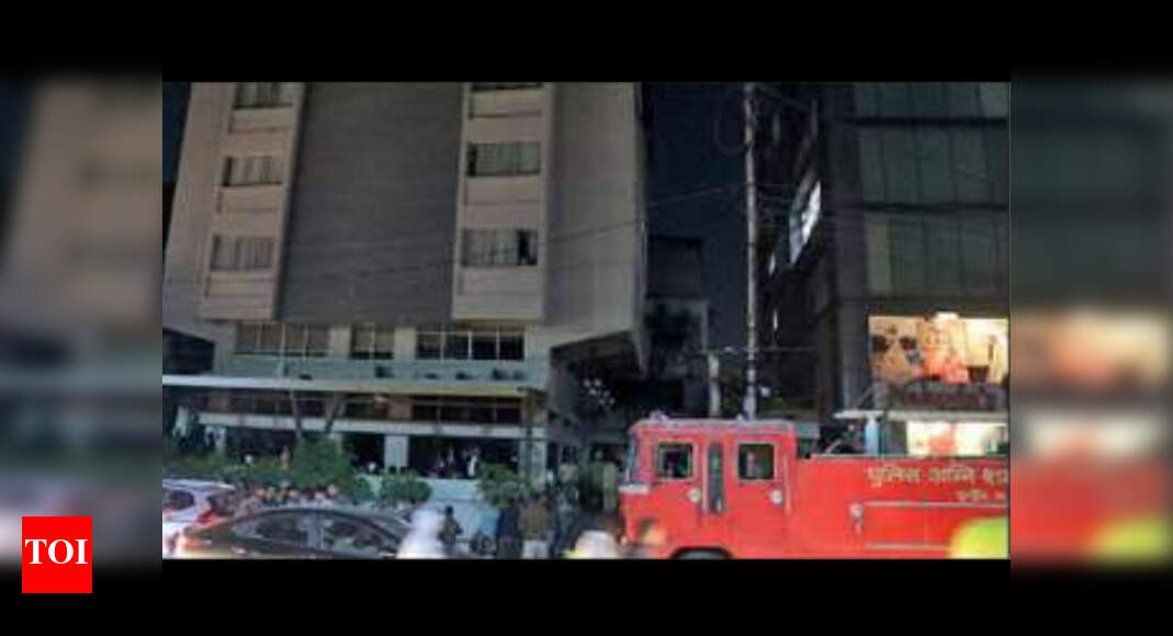 Lucky escape for 45 as fire breaks out at Hotel Crown Palace | Indore ...