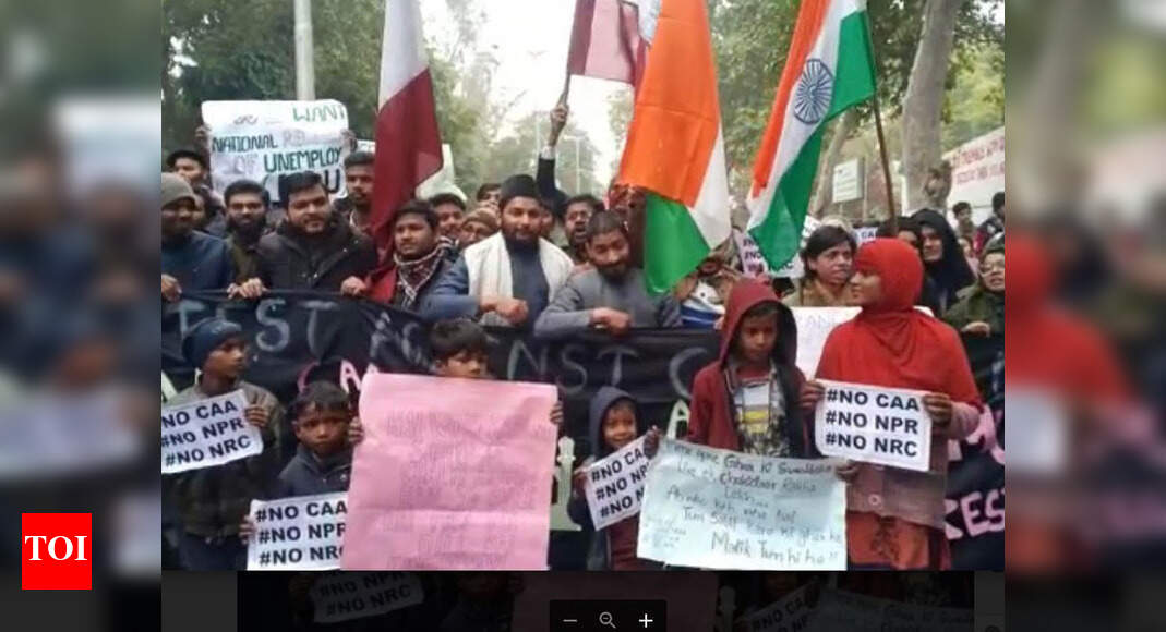 Two AMU students booked for ‘using’ children for anti-CAA protest ...