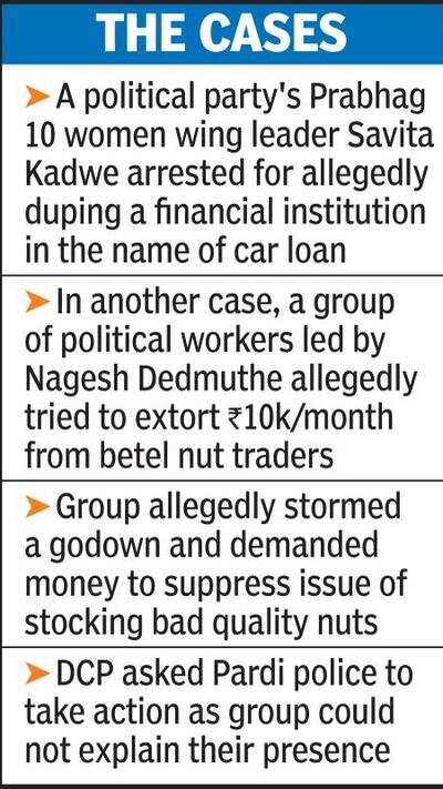 Political leaders booked for cheating, extortion in separate cases ...