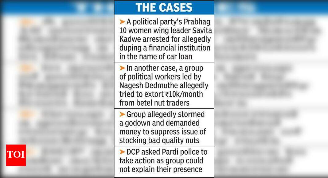 Political leaders booked for cheating, extortion in separate cases ...