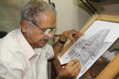 Tamil Nadu: Veteran artist Manohar Devadoss awarded Padma Shri ...