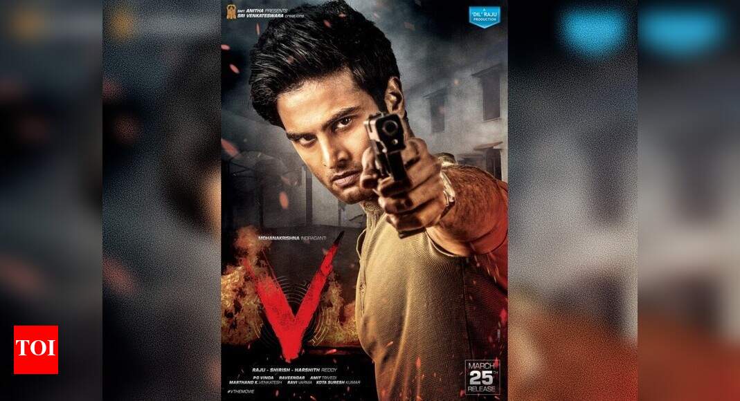 Sudheer Babu's first-look from 'V' released | Telugu Movie News - Times ...