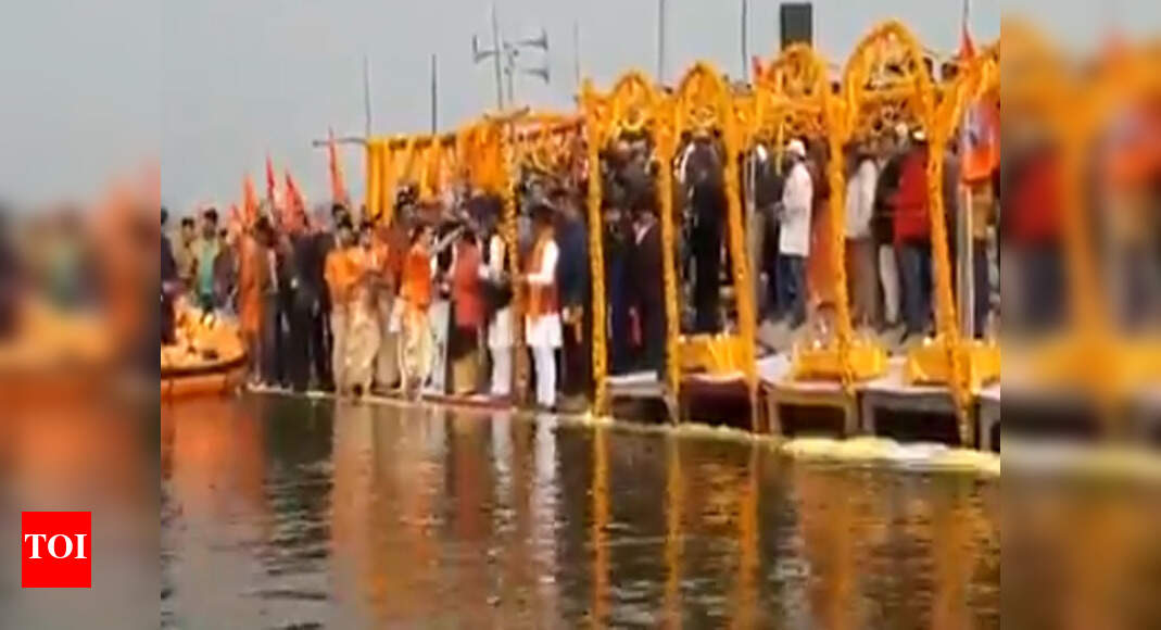 Ganga Yatra begins from Ballia | Varanasi News - Times of India
