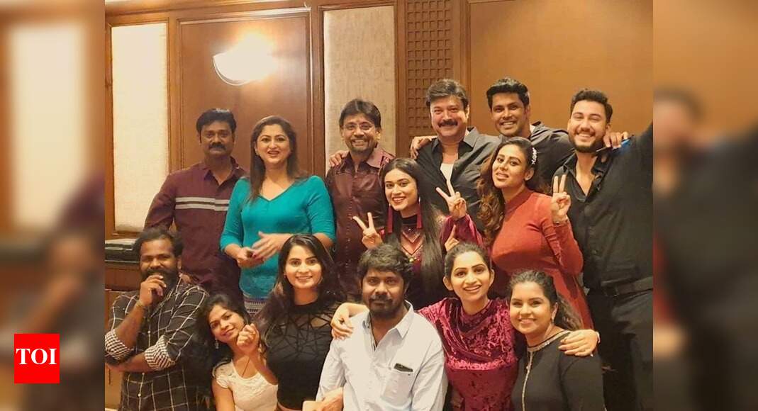 Actor Swathi Thara, Rekha Krishnappa turn emotional as Lakshmi Stores ...