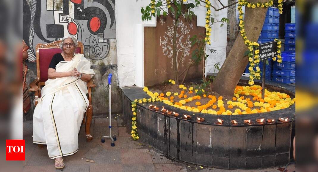 Sugathakumari celebrates 86th birthday | Events Movie News - Times of India