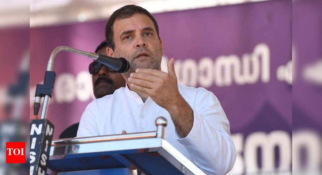 Godse, Modi believe in same ideology: Rahul Gandhi | India News - Times of India