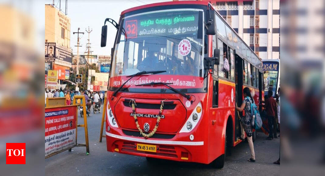 11 new TNSTC buses launched for Trichy region | Trichy News - Times of ...