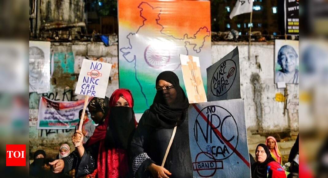 CAA-NRC protest live updates - The Times of India