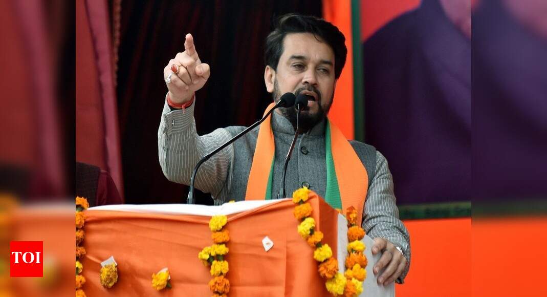 Over 30 Crore Pans Linked With Aadhaar So Far Anurag Singh Thakur India News Times Of India