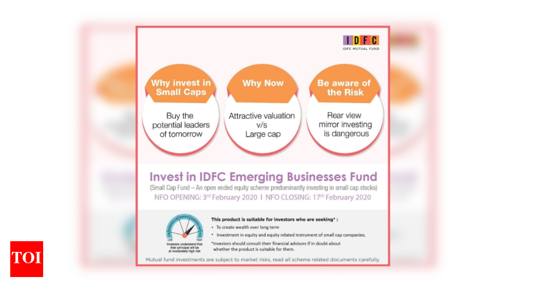 IDFC Mutual Fund Launches IDFC Emerging Businesses Fund - Times of India