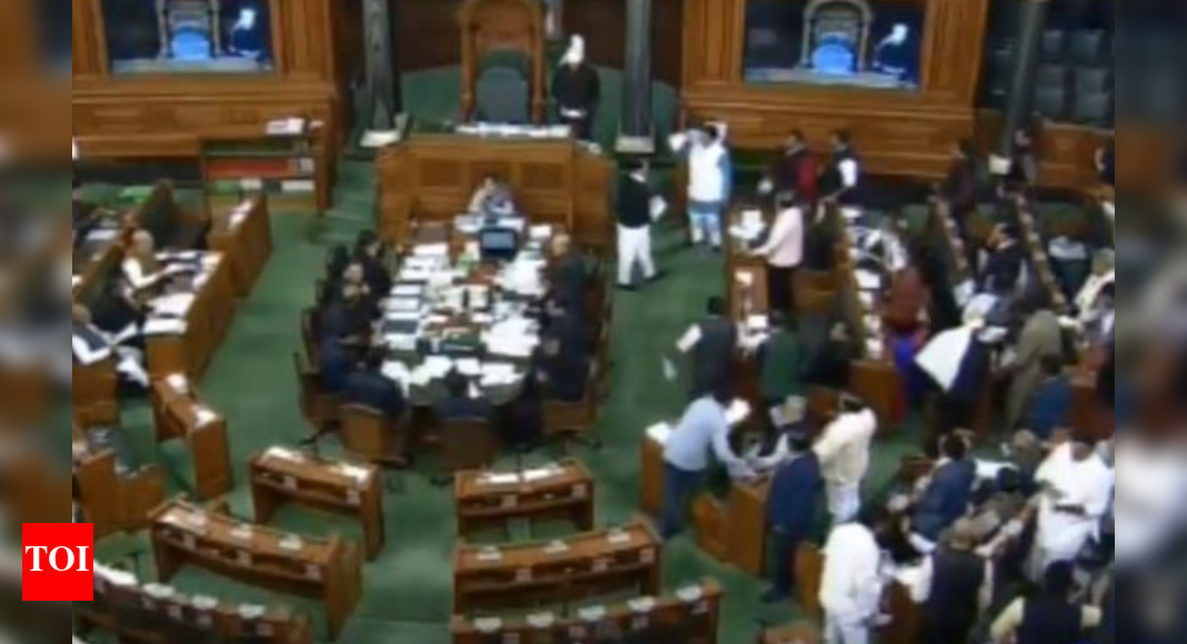 Opposition uproar in Lok Sabha over Hegde's remarks on Mahatma Gandhi | India News - Times of India