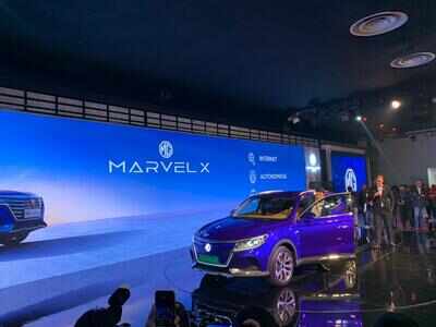MG Marvel X concept showcased at Auto Expo - Times of India