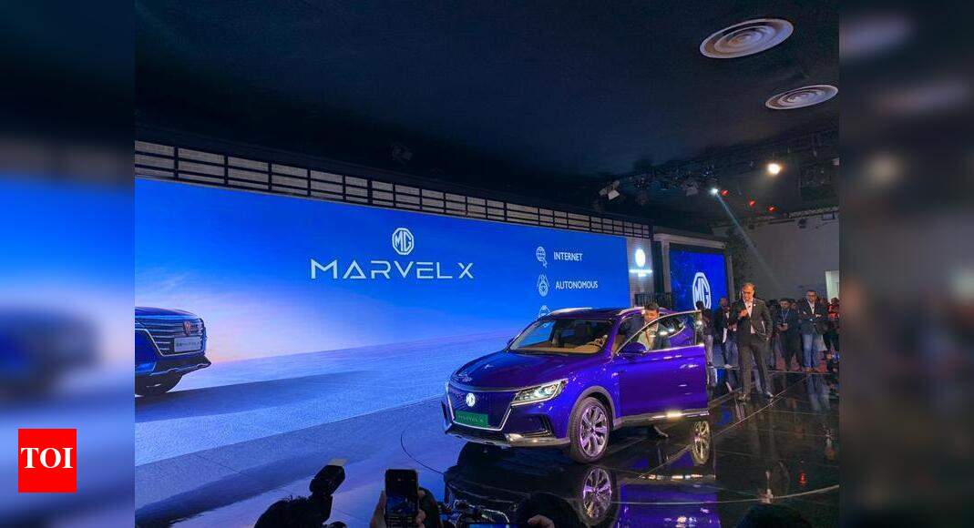 MG Marvel X concept showcased at Auto Expo - Times of India