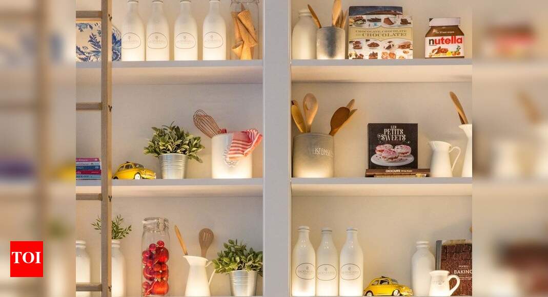 Kitchen shelf designs to upgrade your kitchen - Times of India