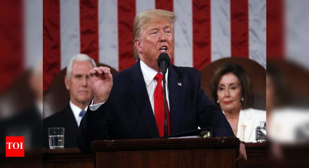 Donald Trump: Handshake rejected, speech torn: Trump's state of union ...