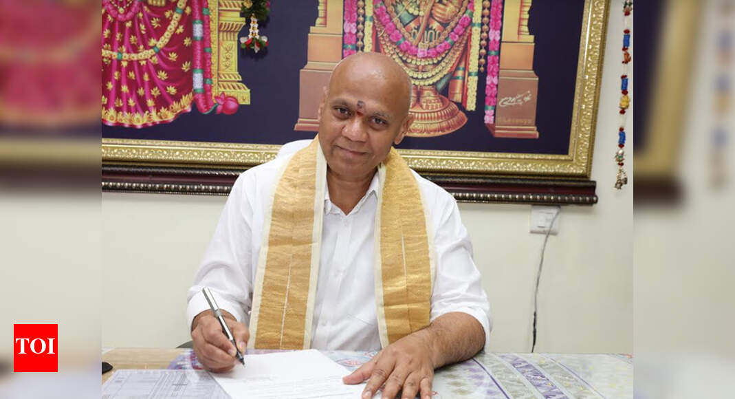 TTD's additional EO AV Dharma Reddy takes charge as SVBC MD ...