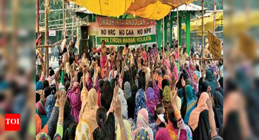 Park Circus protest completes a month | Kolkata News - Times of India