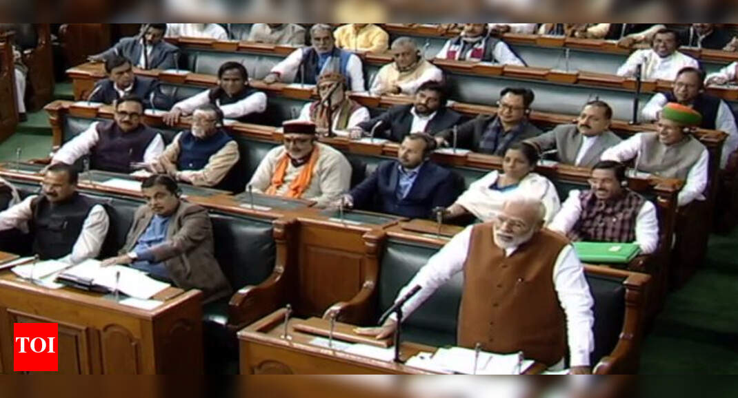 PM Narendra Modi addresses Lok Sabha: Highlights | India News - Times ...