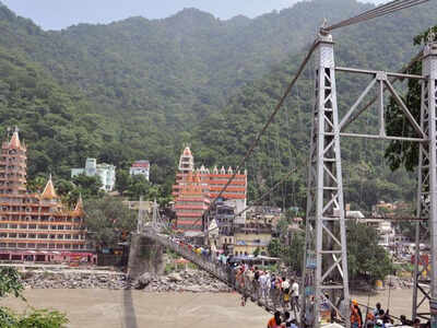 India’s first glass-floor bridge to replace Lakshman Jhula in Rishikesh ...