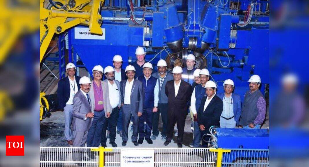 Hot trial of RINL's forged wheel plant begins - Times of India