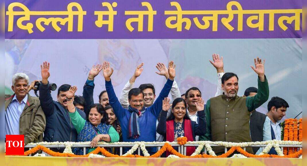 Delhi Election Results 2020: In another landslide, Arvind Kejriwal ...