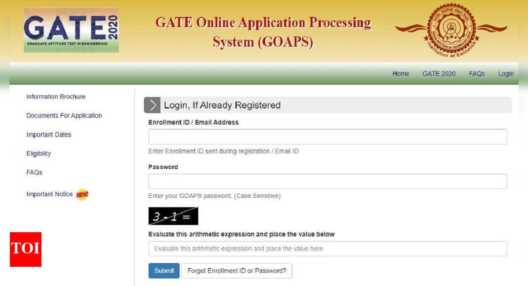 GATE 2020 response sheet released - Times of India