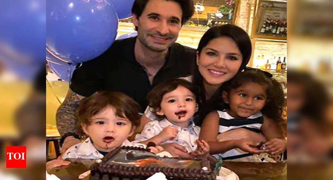This is how Sunny Leone celebrated the birthday of her twins! - Times ...