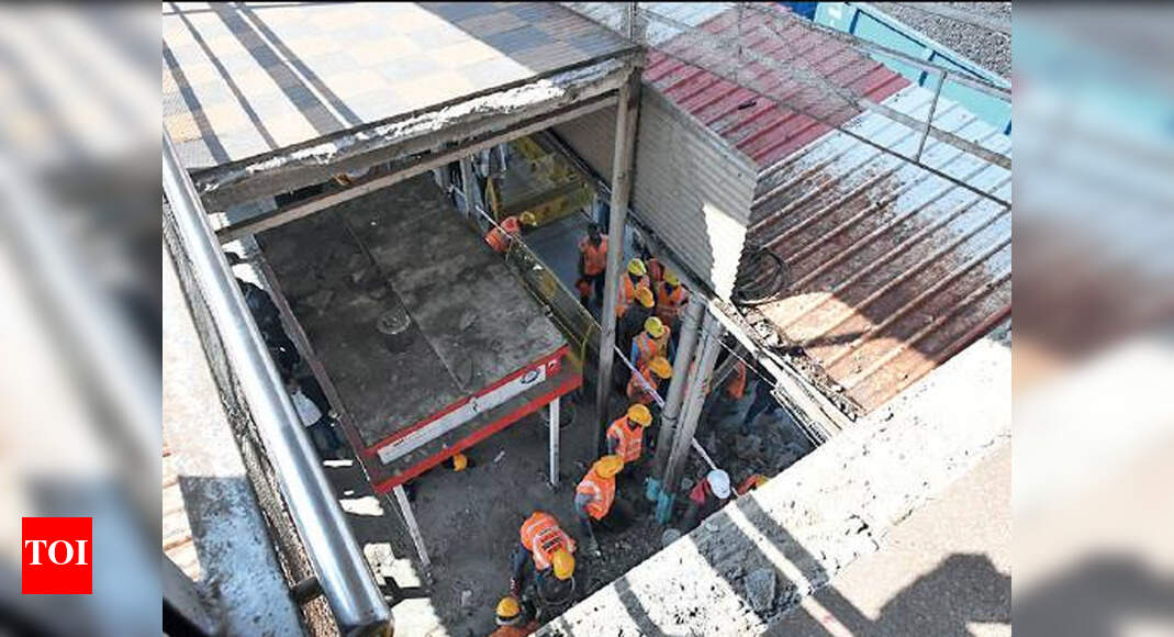 Ramp collapse triggers rush-hour panic at Bhopal station, aftershocks ...