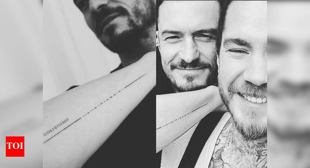Orlando Bloom misspells son's name in new morse code tattoo | English ...