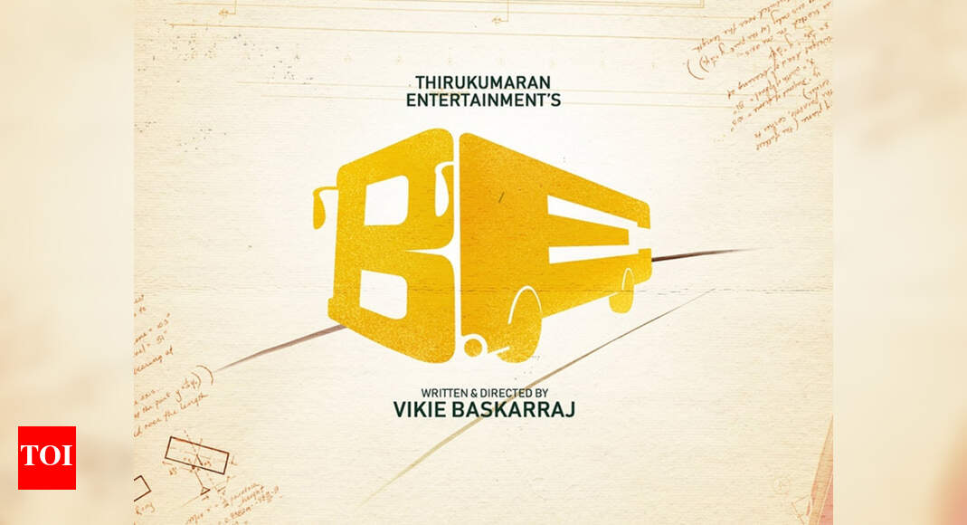 CV Kumar Kumar's next production titled 'BE' | Tamil Movie News - Times ...