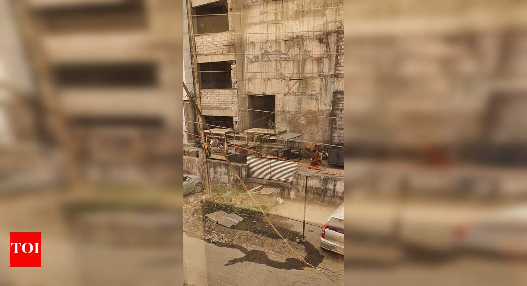 sewage overflow, near ginger mall, jaripatka - Times of India