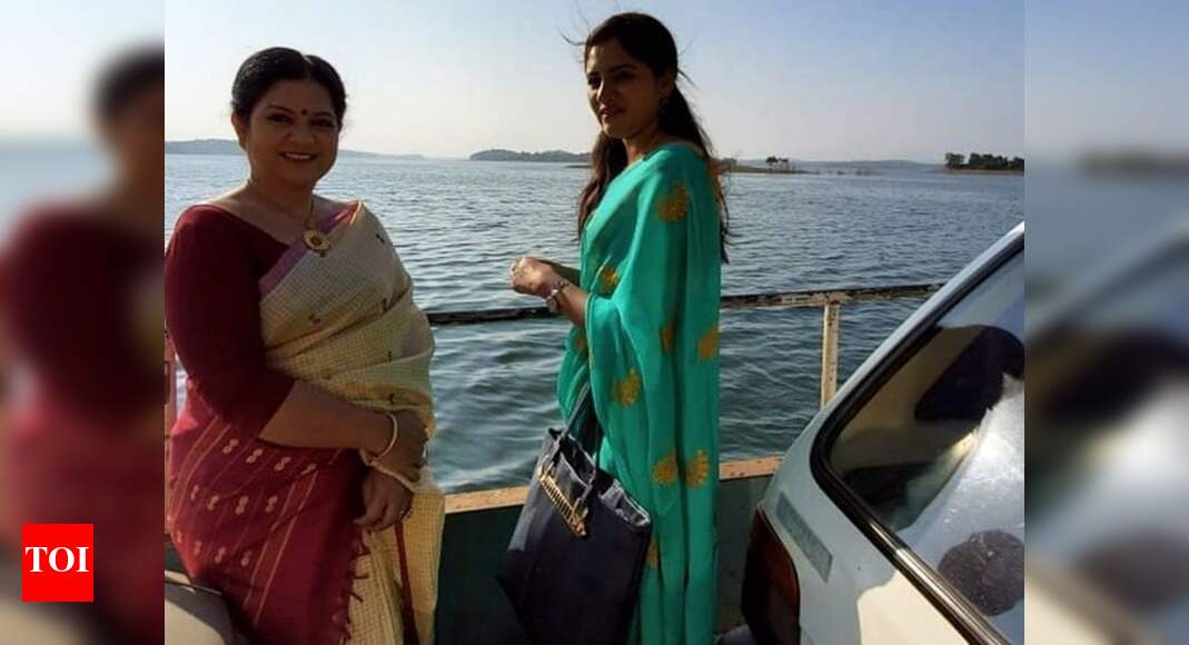 Actress Ranjini Raghavan shoots in Sigandooru for upcoming episodes of ...