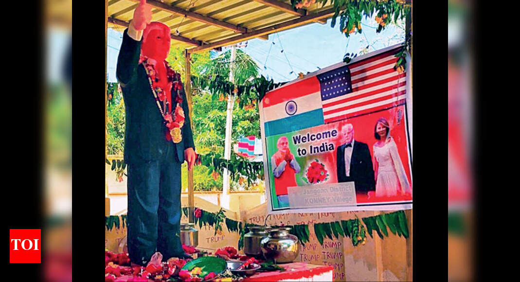 At Trump Temple, this Telangana man worships US President as god ...
