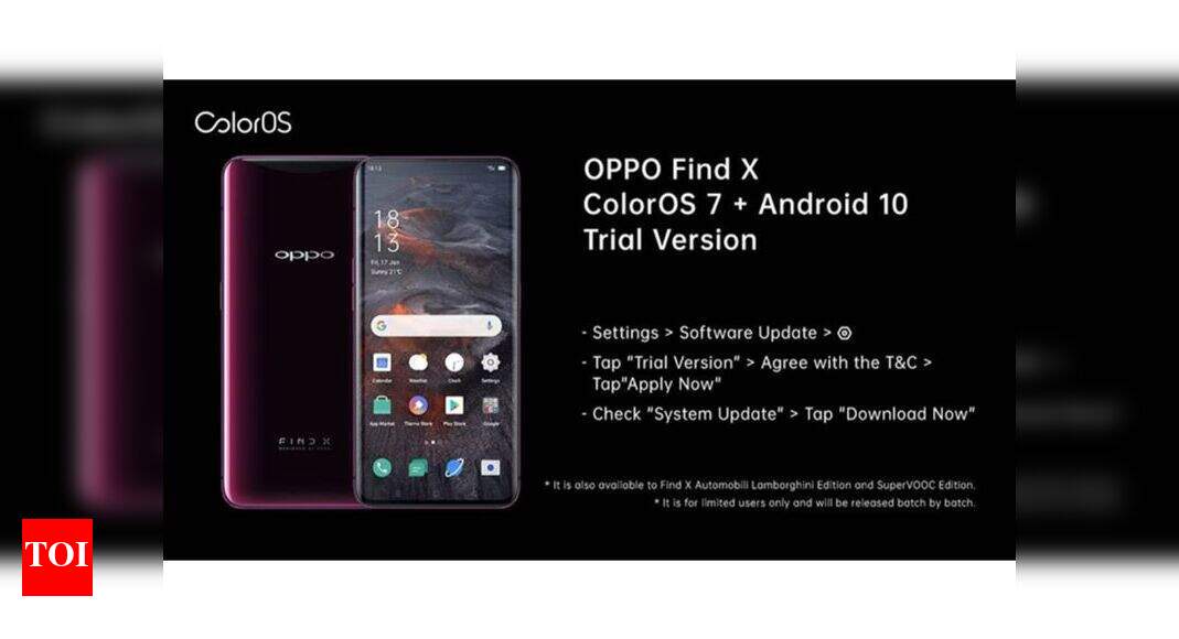 Coloros 7: ColorOS 7 trial version now available on flagship Oppo ...