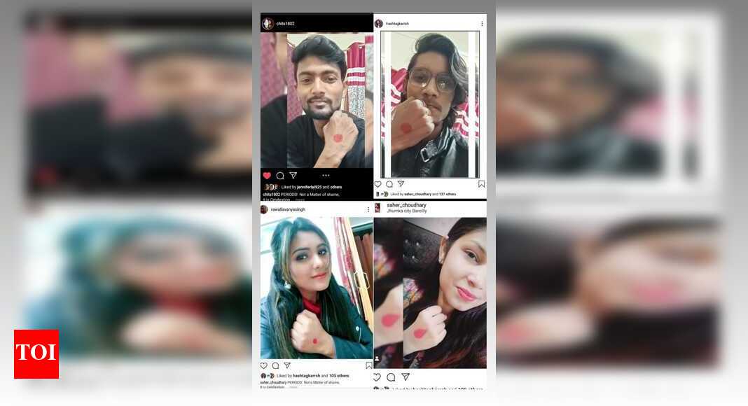 Bareilly youngsters participated in Red Dot campaign on Menstrual ...