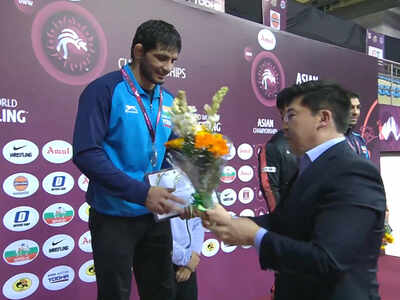 Jitender settles for silver at Asian Wrestling Championships | More ...