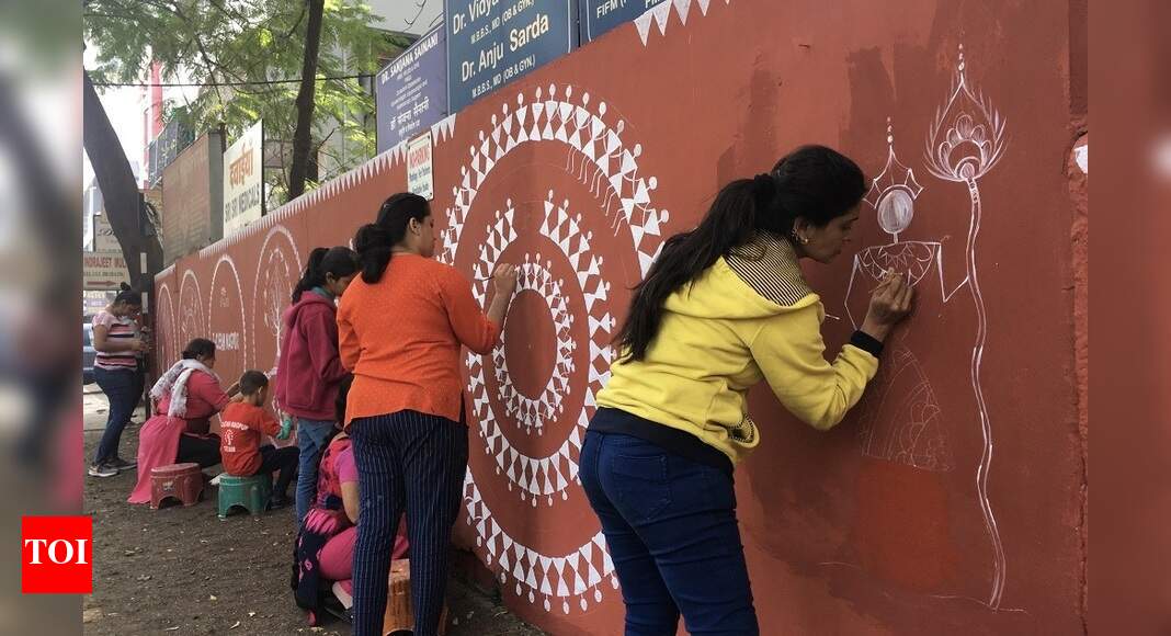 A beautification drive at Dhantoli grabbed a lot of attention | Events ...